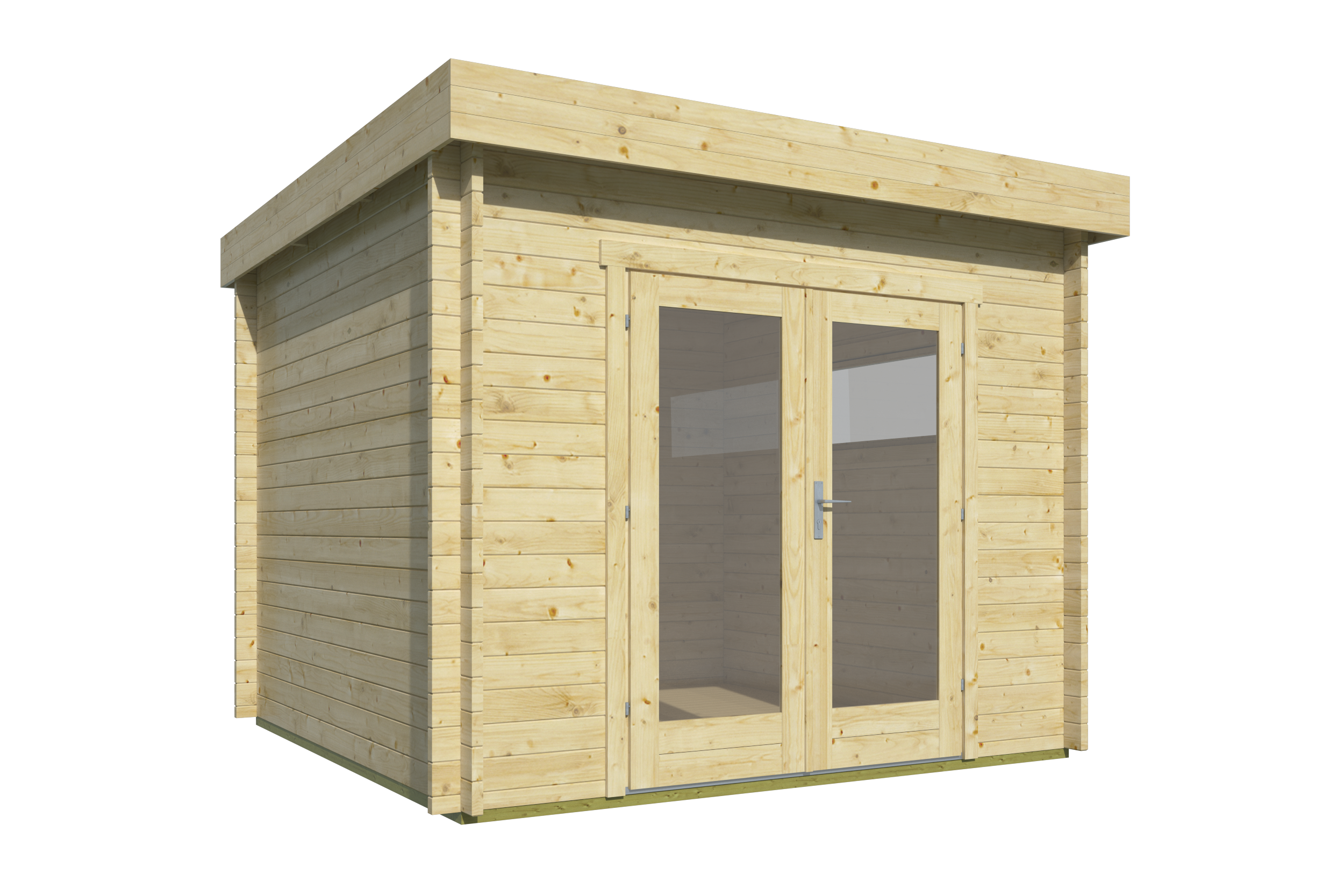 Jamie Garden Shed - Log Cabin | 40mm | untreated | Tuindeco.com