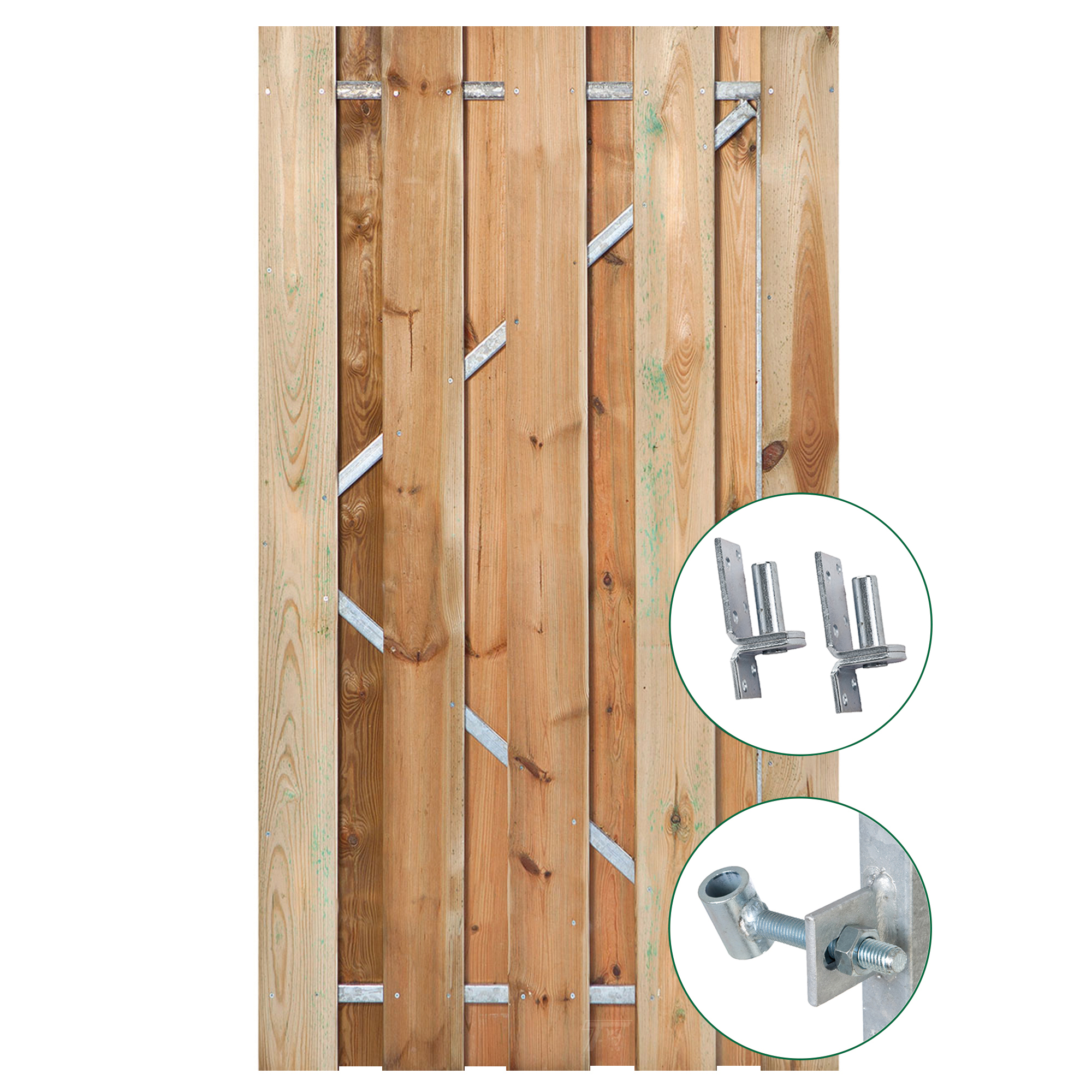 Solid Pine Garden Door 100cm | Tuindeco.com