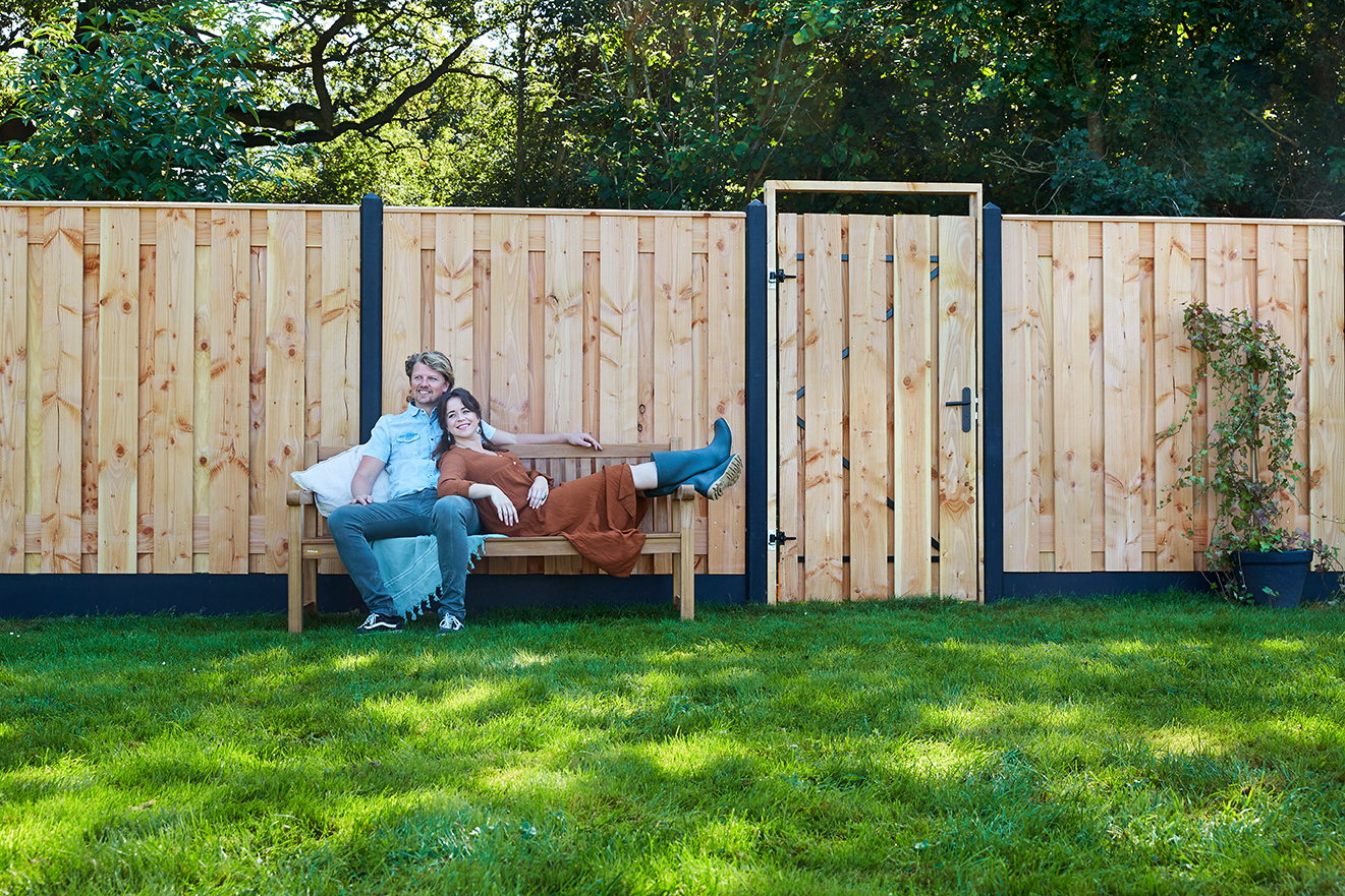 Berton©-paal IJssel antraciet diamantkop 10 x 10 x 280 cm tussenmodel ...